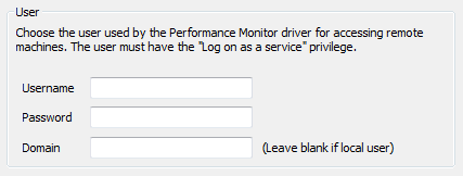 Performance Monitor Driver Guide - Configuring Performance Monitor Server Settings